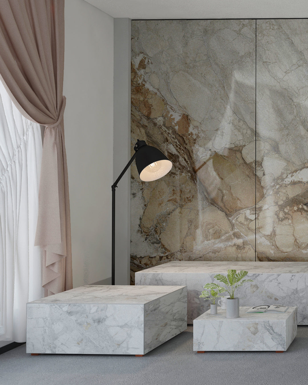 Grand Mombasa Brown Porcelain Tiles - Kaolin Surfaces