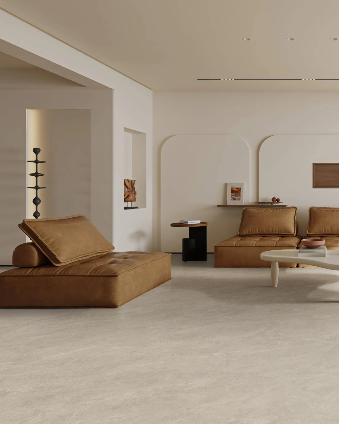 Crema Siena Porcelain Tiles - Stone Look - Kaolin Surfaces