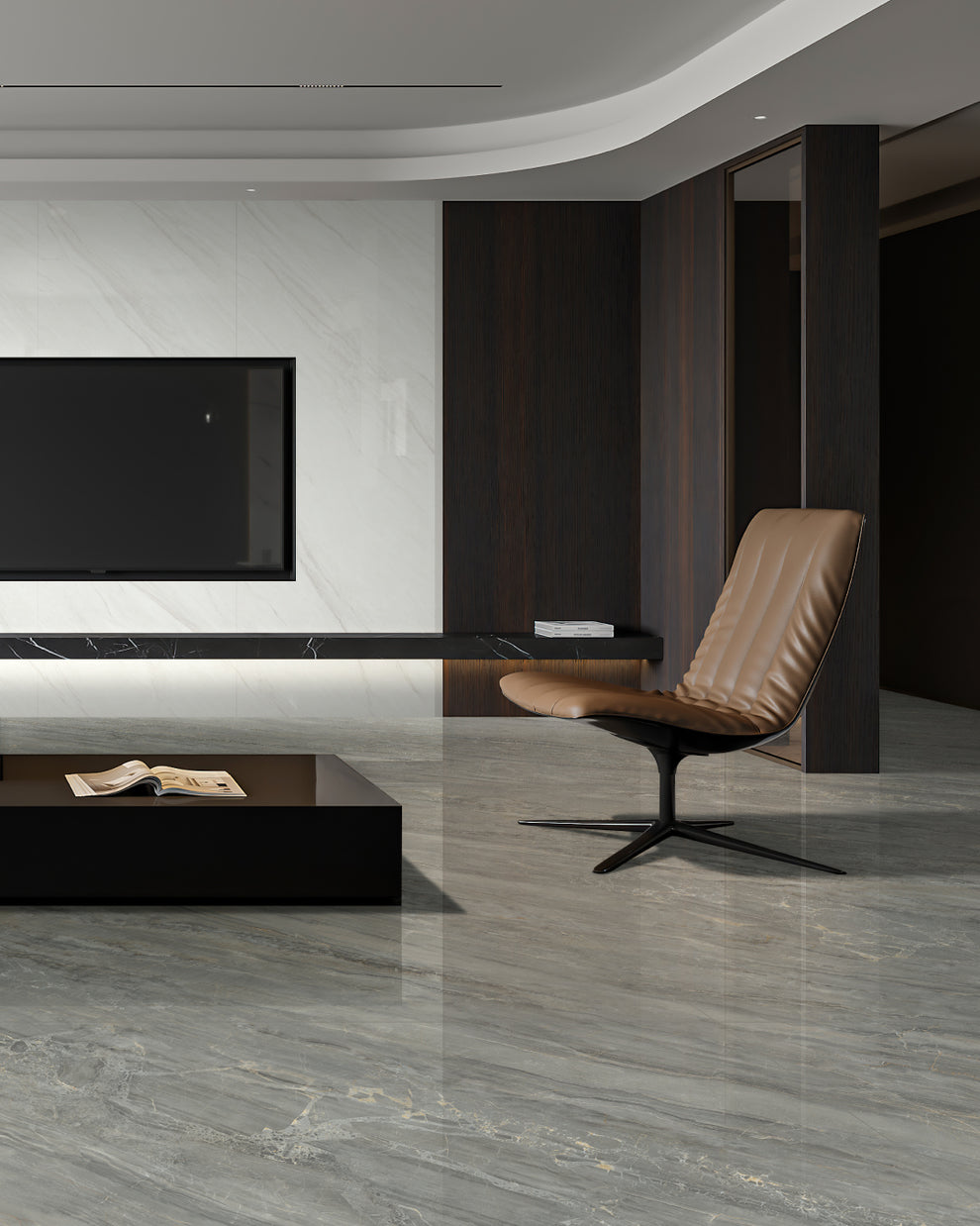 STRATASTONE GREY | Porcelain Tiles | Polished