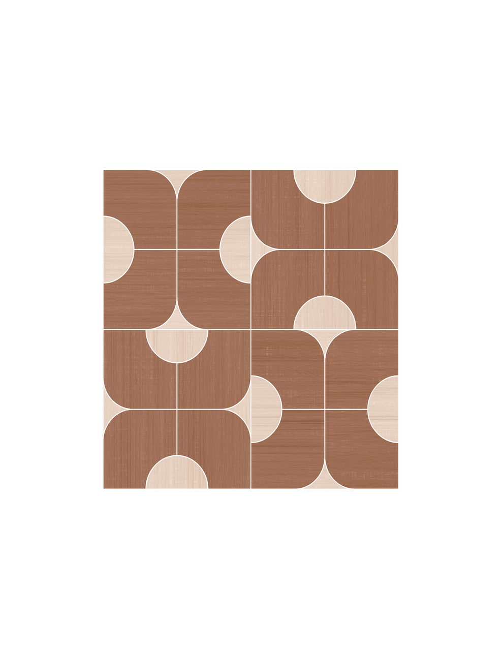 Coraline / Nutmeg Cream - Mosaic Tiles - Kaolin Surfaces
