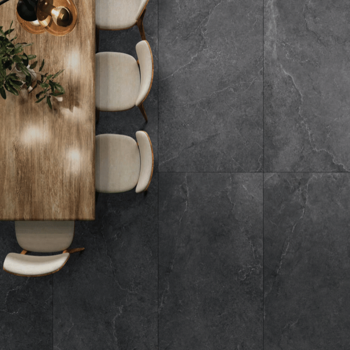 Limestone Coal Paver - Porcelain Tiles - Kaolin Surfaces