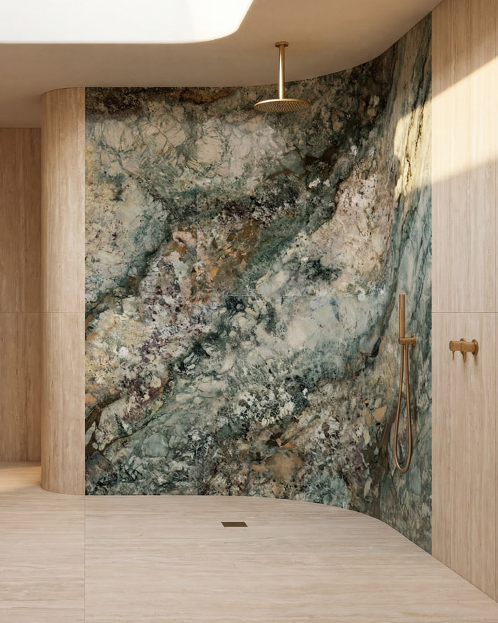 Royal Green Jade Porcelain Tiles - Precious Stone - Kaolin Surfaces