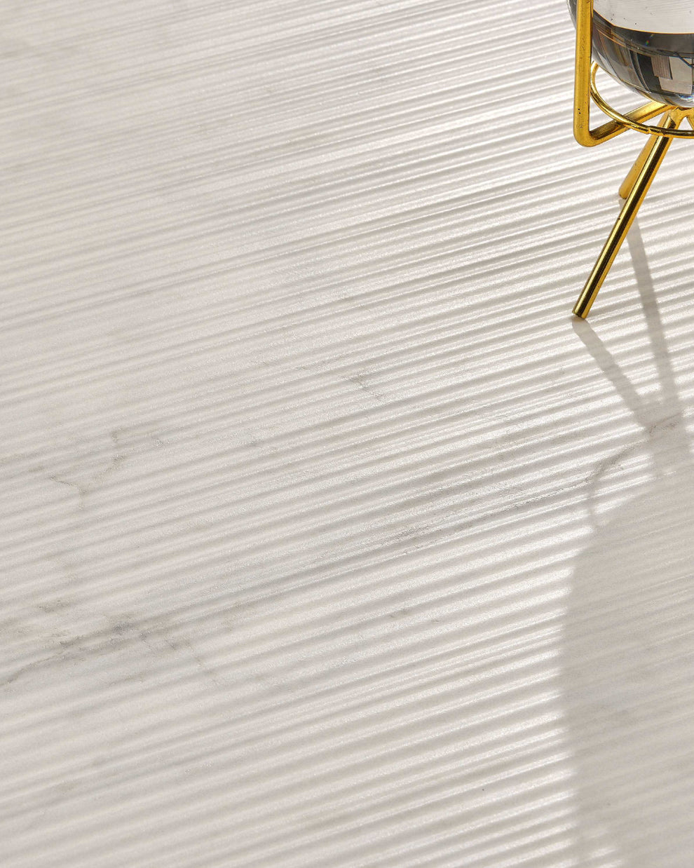 Royal White Marble Rigato - Textured Honed - Kaolin Surfaces