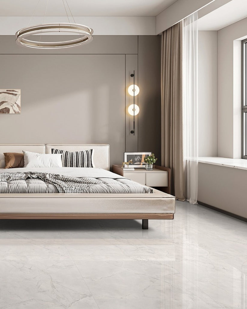 Valentina Porcelain Tiles - Textured Honed - Kaolin Surfaces