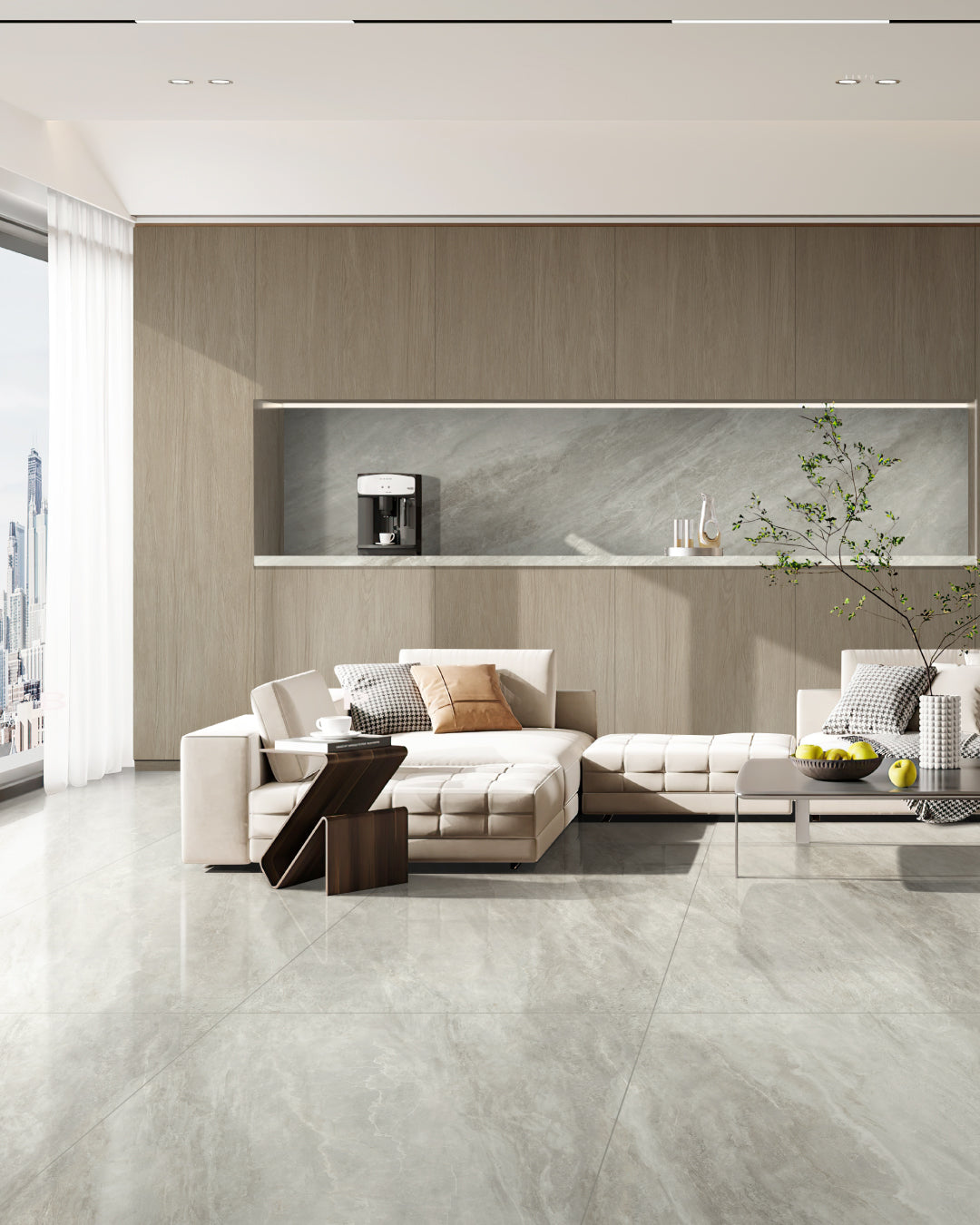 Notaio Walnut Porcelain Tiles - Wood Look - Kaolin Surfaces