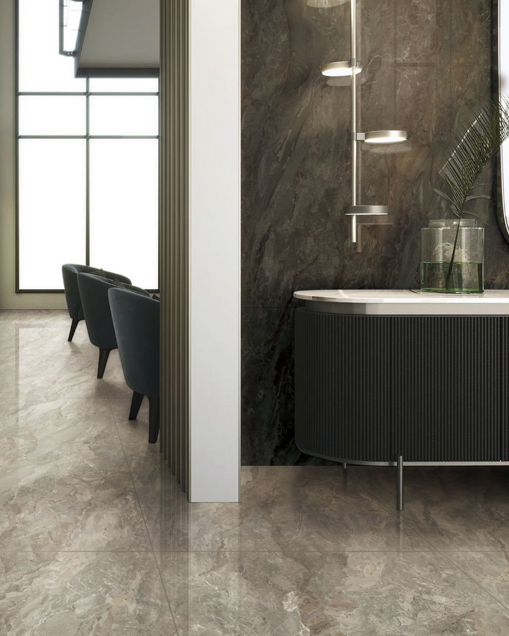 Tormento Quartzite Cream Commercial Porcelain Tiles - Kaolin Surfaces