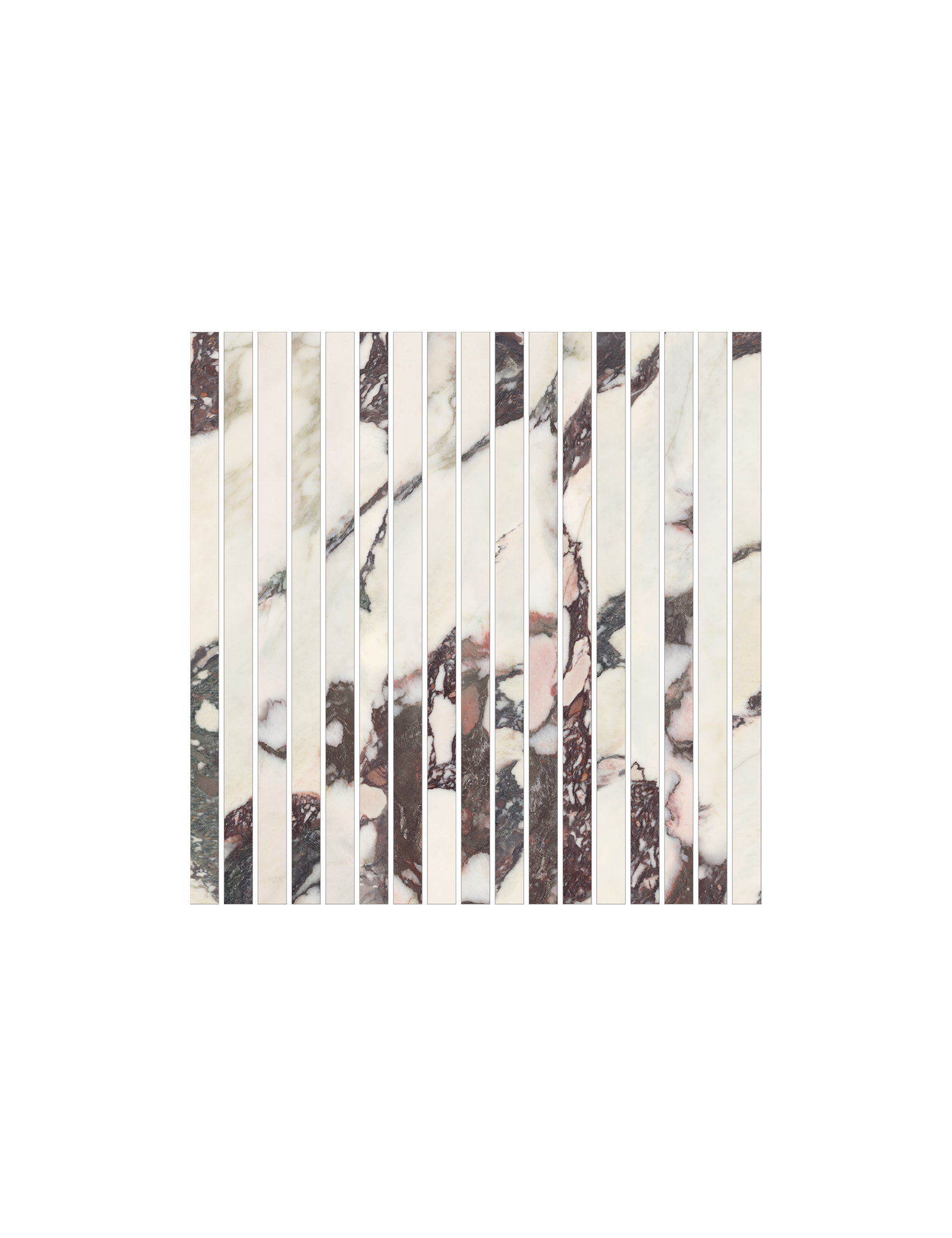 Stix XL / Calacatta Viola - Mosaic Tiles - Kaolin Surfaces