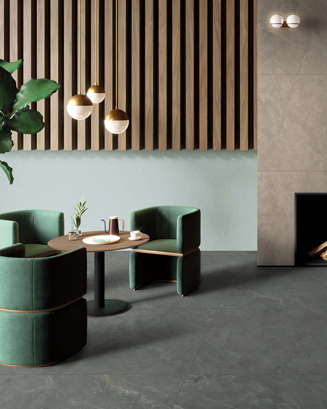 Kilimanjaro Stone Porcelain Tiles - Textured Matte - Kaolin Surfaces