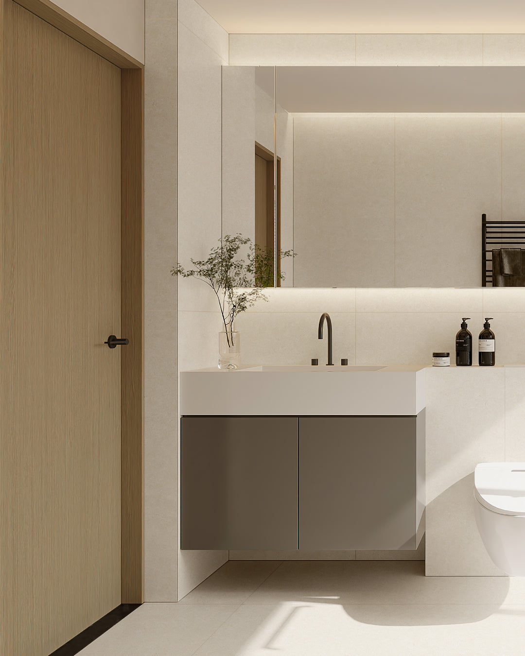 Baltic Sandstone Cream Porcelain Tiles - Kaolin Surfaces